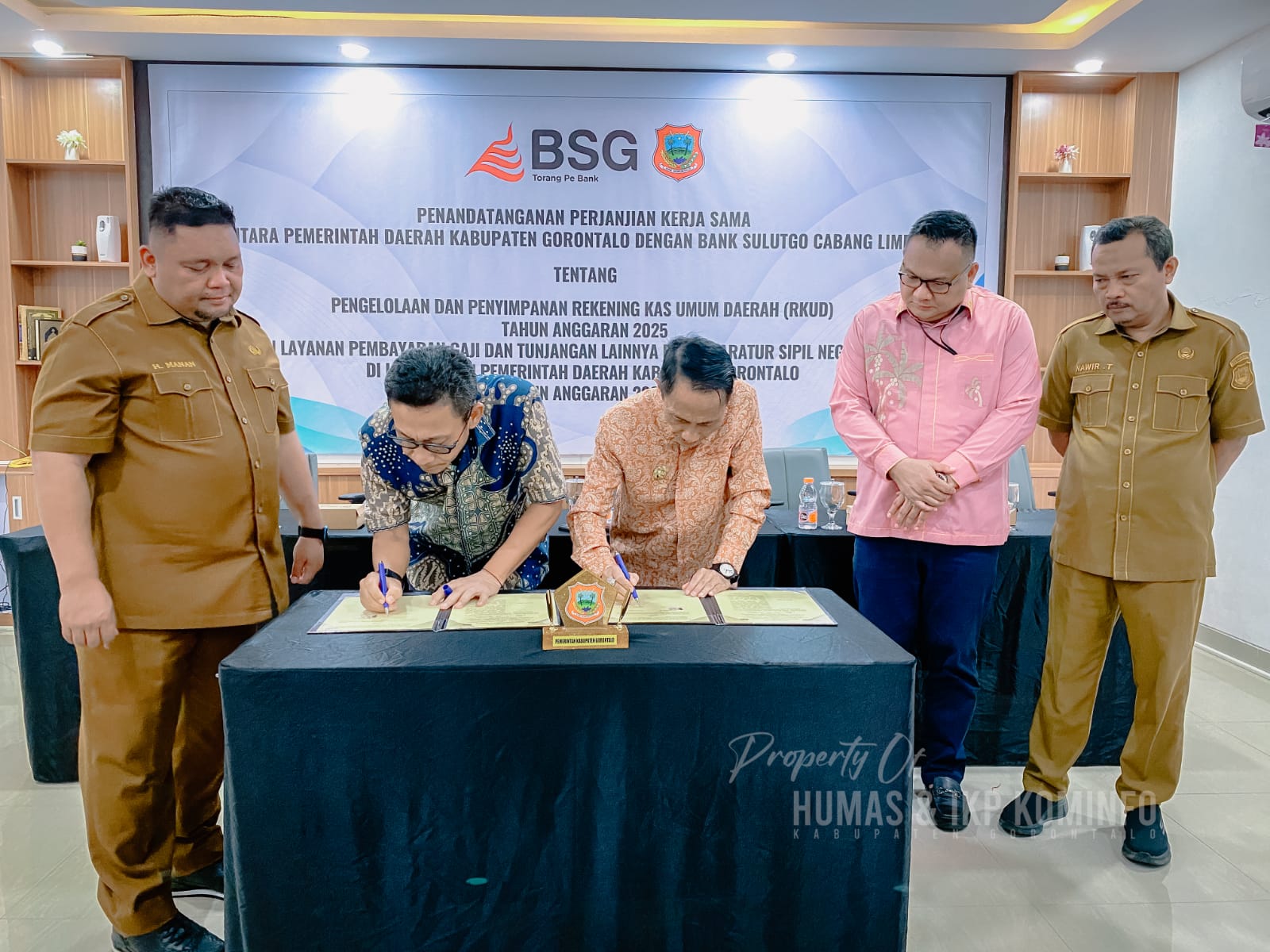 Bupati Gorontalo Perpanjang Kerjasama RKUD 2025 dan BSG - PUBLIKANews.ID